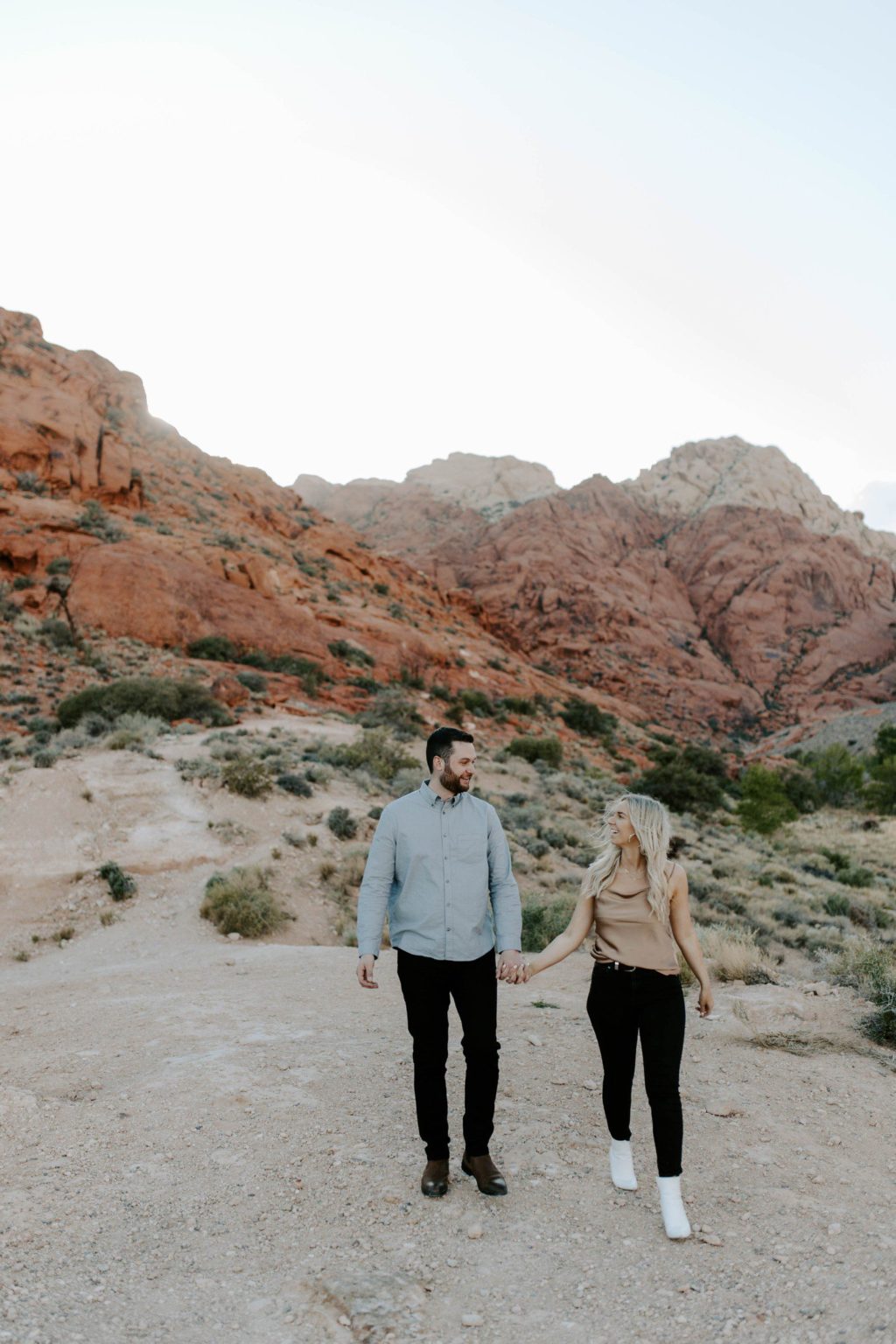 Las Vegas Engagement Session at Red Rock Canyon | Katelyn Faye
