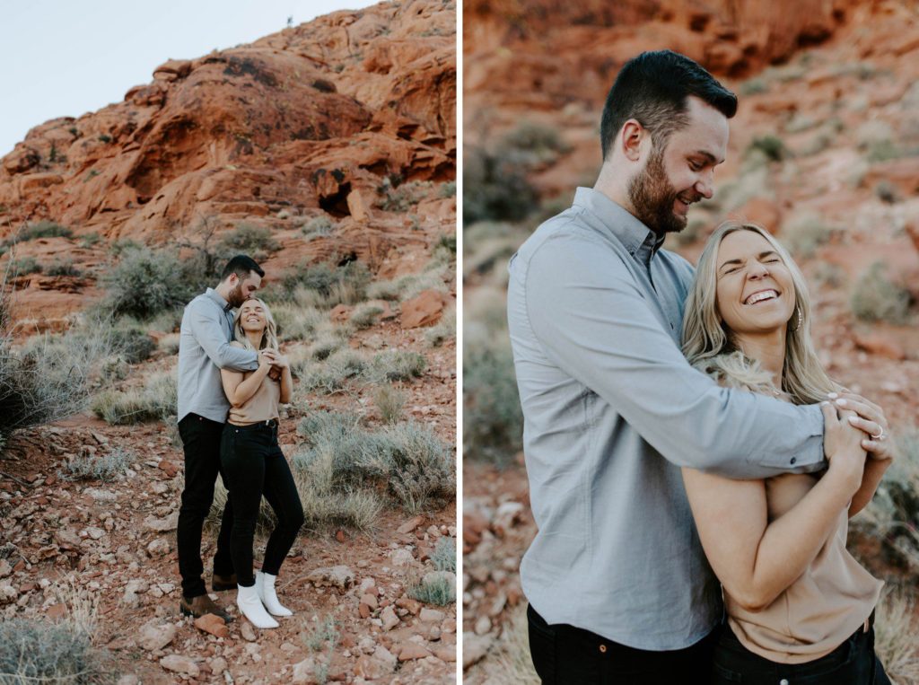 Las Vegas Engagement Session at Red Rock Canyon | Katelyn Faye