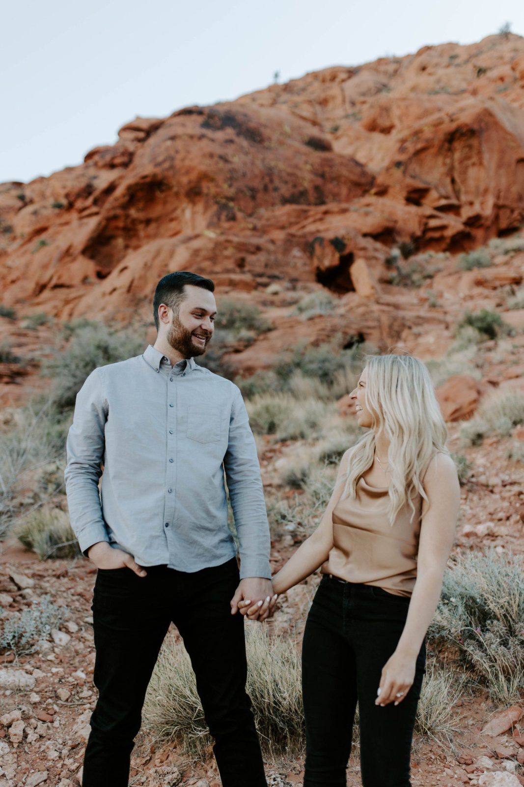 Las Vegas Engagement Session at Red Rock Canyon | Katelyn Faye
