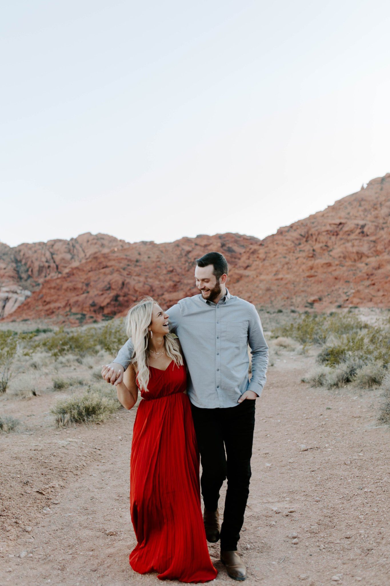 Las Vegas Engagement Session at Red Rock Canyon | Katelyn Faye