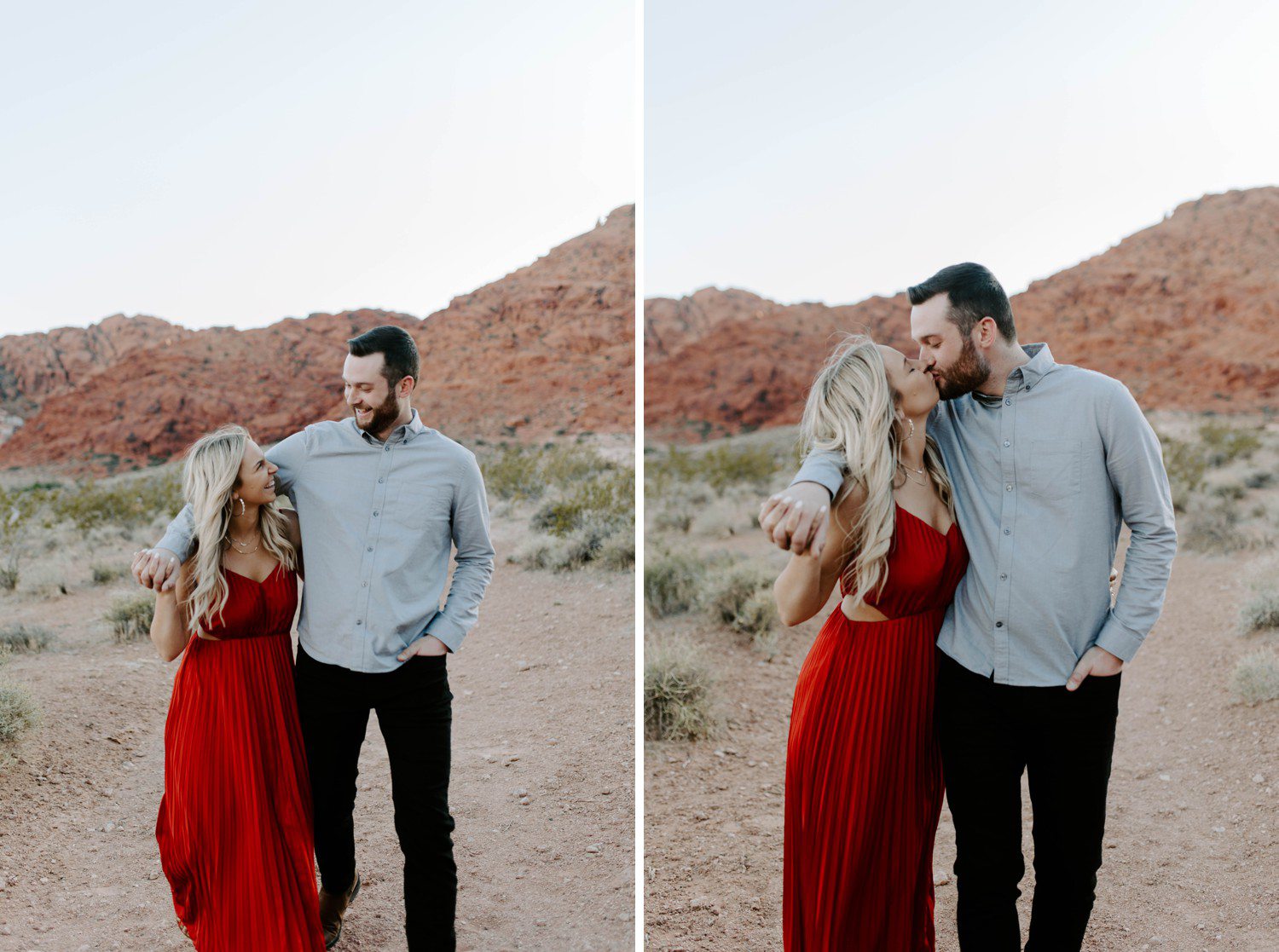 Las Vegas Engagement Session at Red Rock Canyon | Katelyn Faye